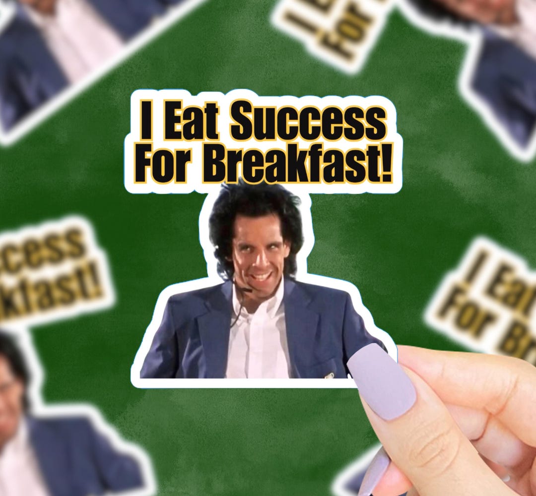 Success for Breakfast Sticker, Tony Perkis Sticker, Heavyweights ...