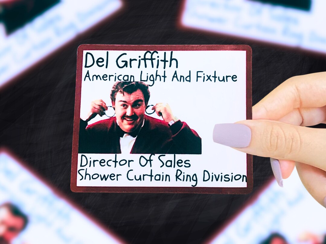 Del Griffith Business Card Sticker, John Candy, 80s Nostalgia, 80s ...