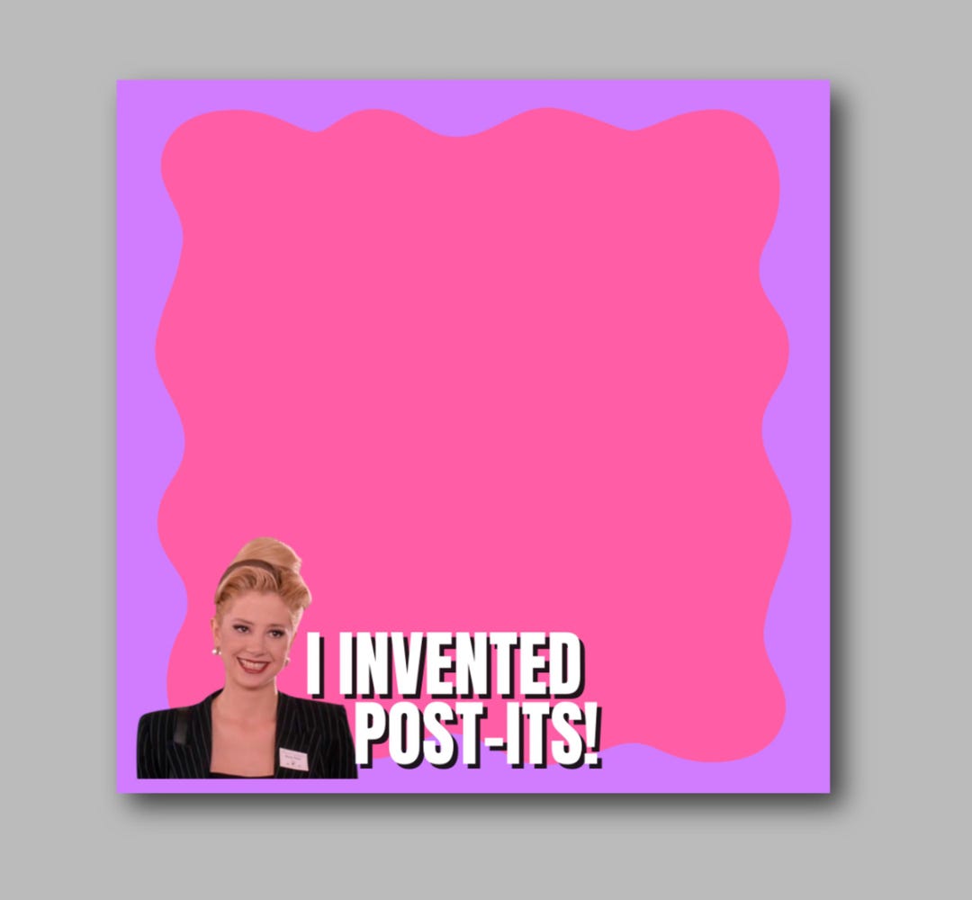 I Invented Post Its Sticky Note, Funny Sticky Note, Funny Notepad ...