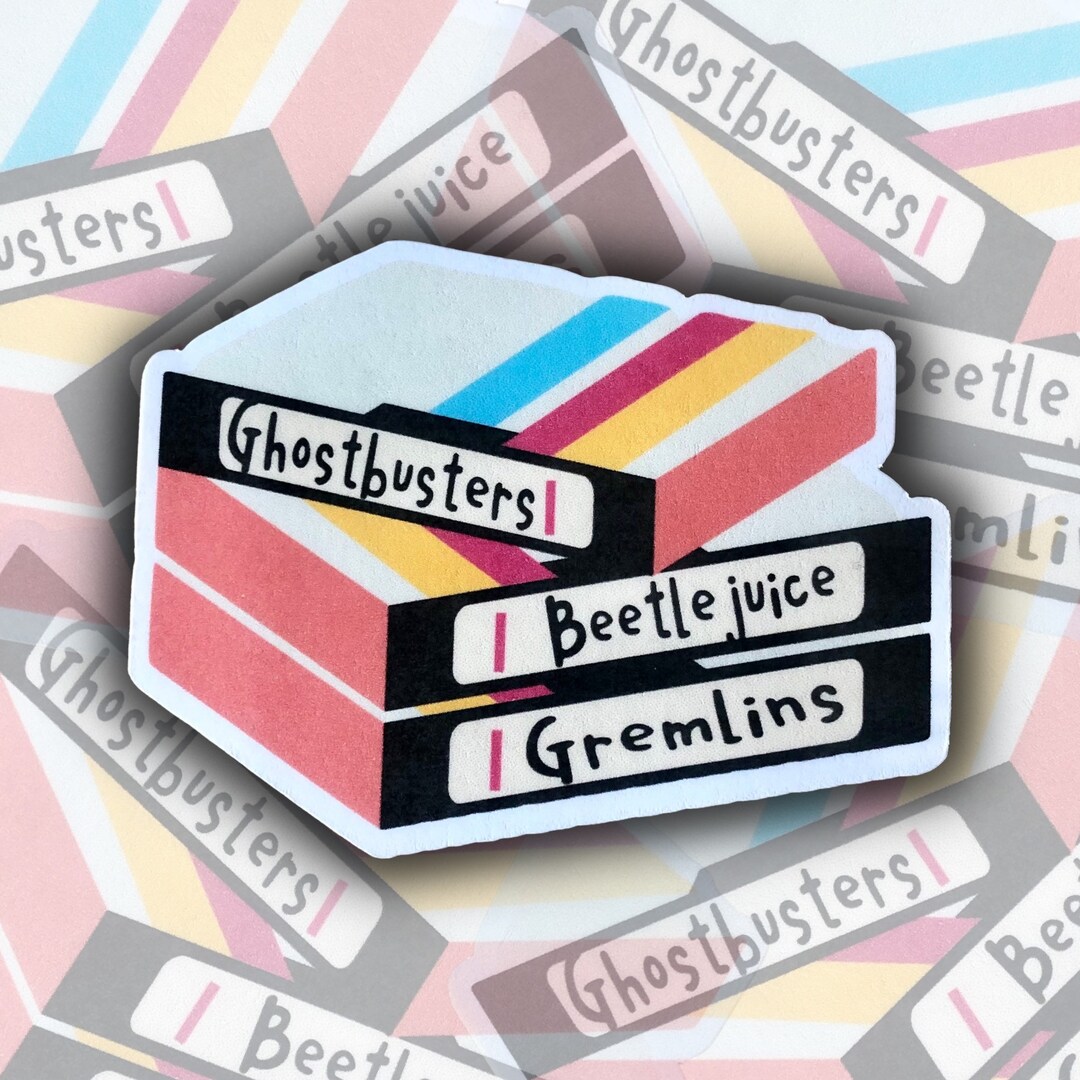 80s VHS Sticker Retro Stickers Nostalgic Sticker VHS Tape - Etsy