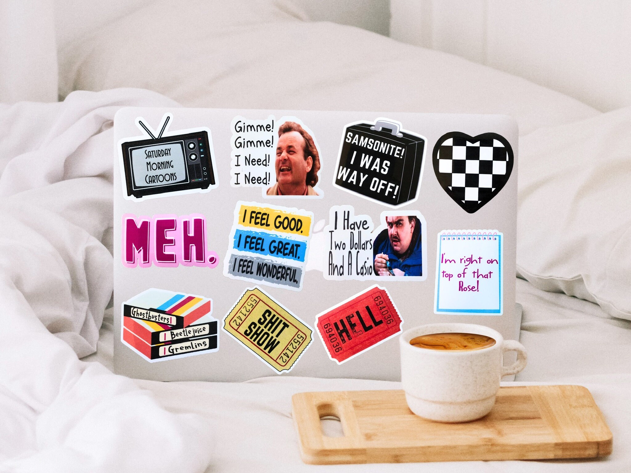 Cardigan Dumb and Dumber Sticker, Funny Stickers, 90s Stickers, Movie ...