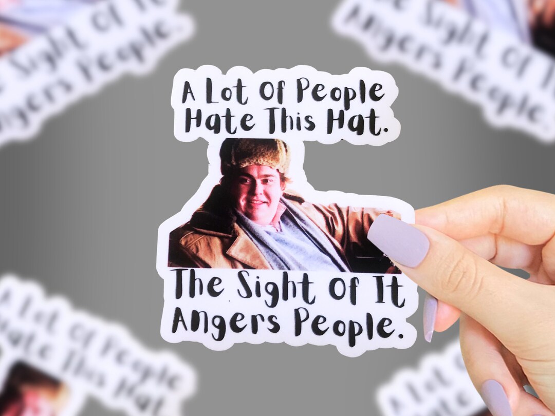 Uncle Buck Hat Sticker, Funny Stickers, 80s Stickers, 90s Stickers ...