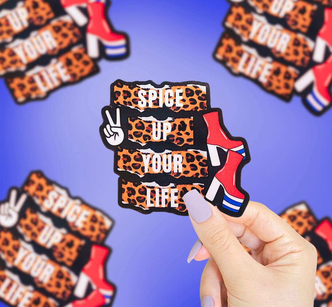 Spice up Your Life Sticker, Spice Girls Sticker, Nostalgia, 90s Girl ...