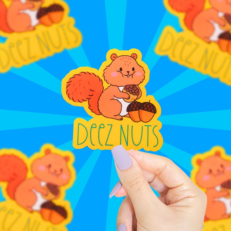 Deez Nuts Decal - Etsy