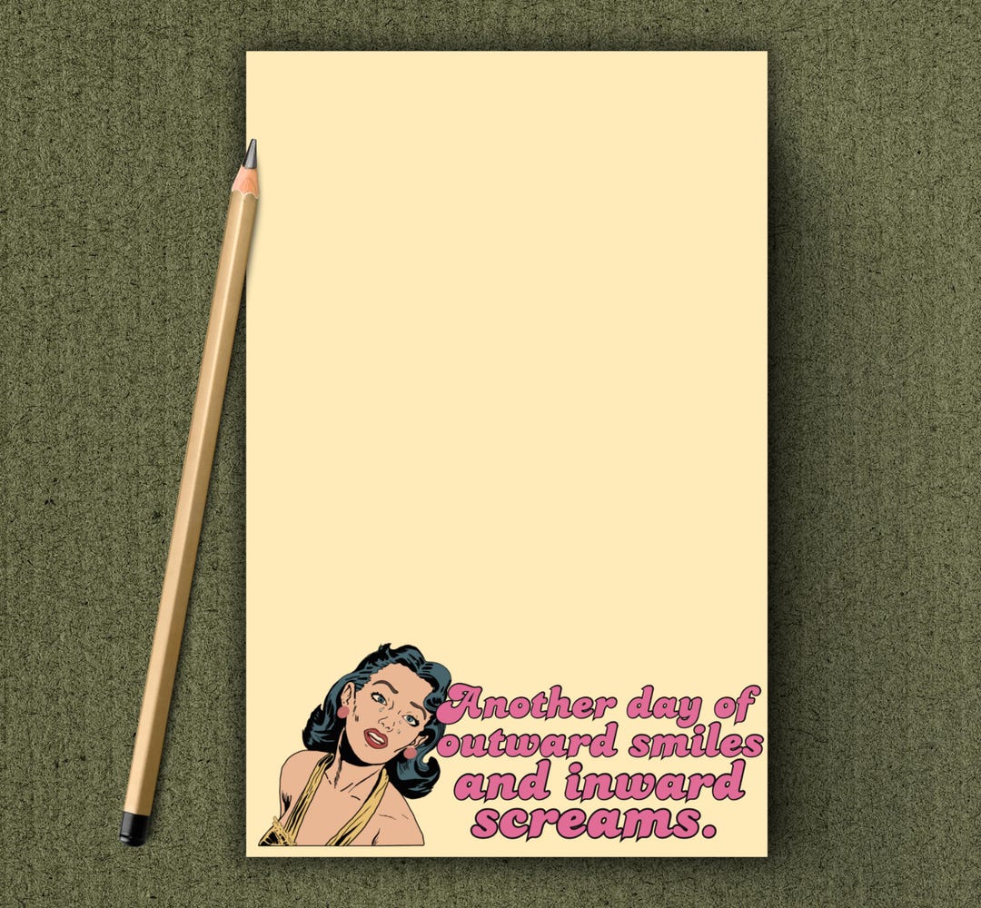 Work Humor Notepad, Funny Notepad, Funny Office Decor, Funny Stationery ...