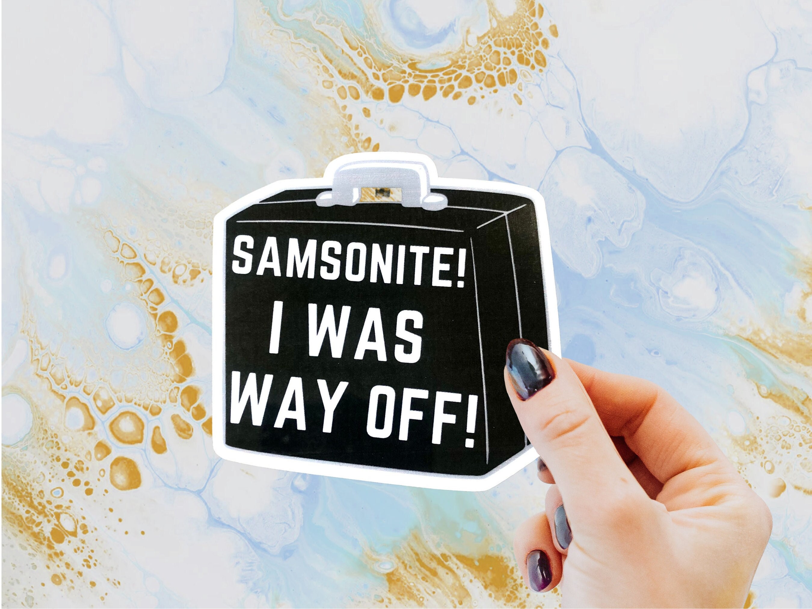 Samsonite Sticker, Dumb and Dumber, Funny Quotes, Funny Saying, 90s ...