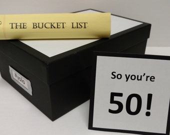 50th Birthday Bucket List | Etsy