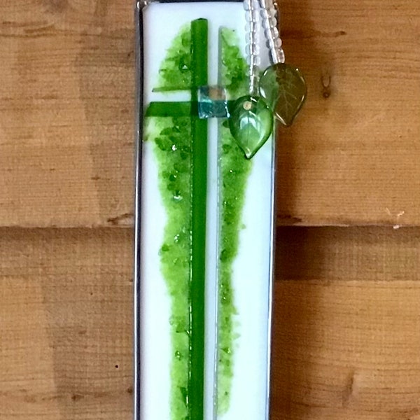 Fused Glass Cross - Etsy