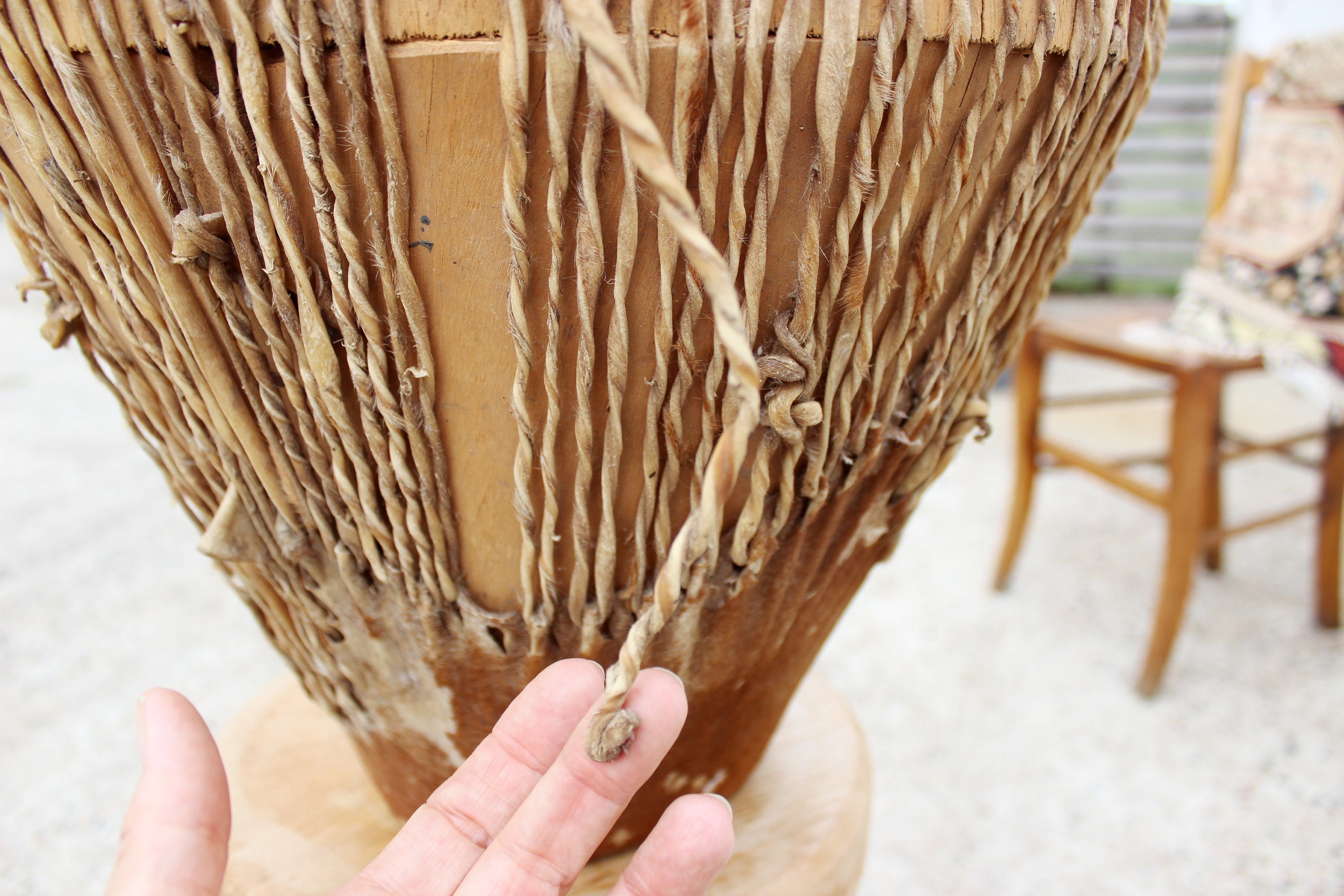 Vintage Goat Skin Drum-Authentic Tribal-African Djembe-Folk | Etsy