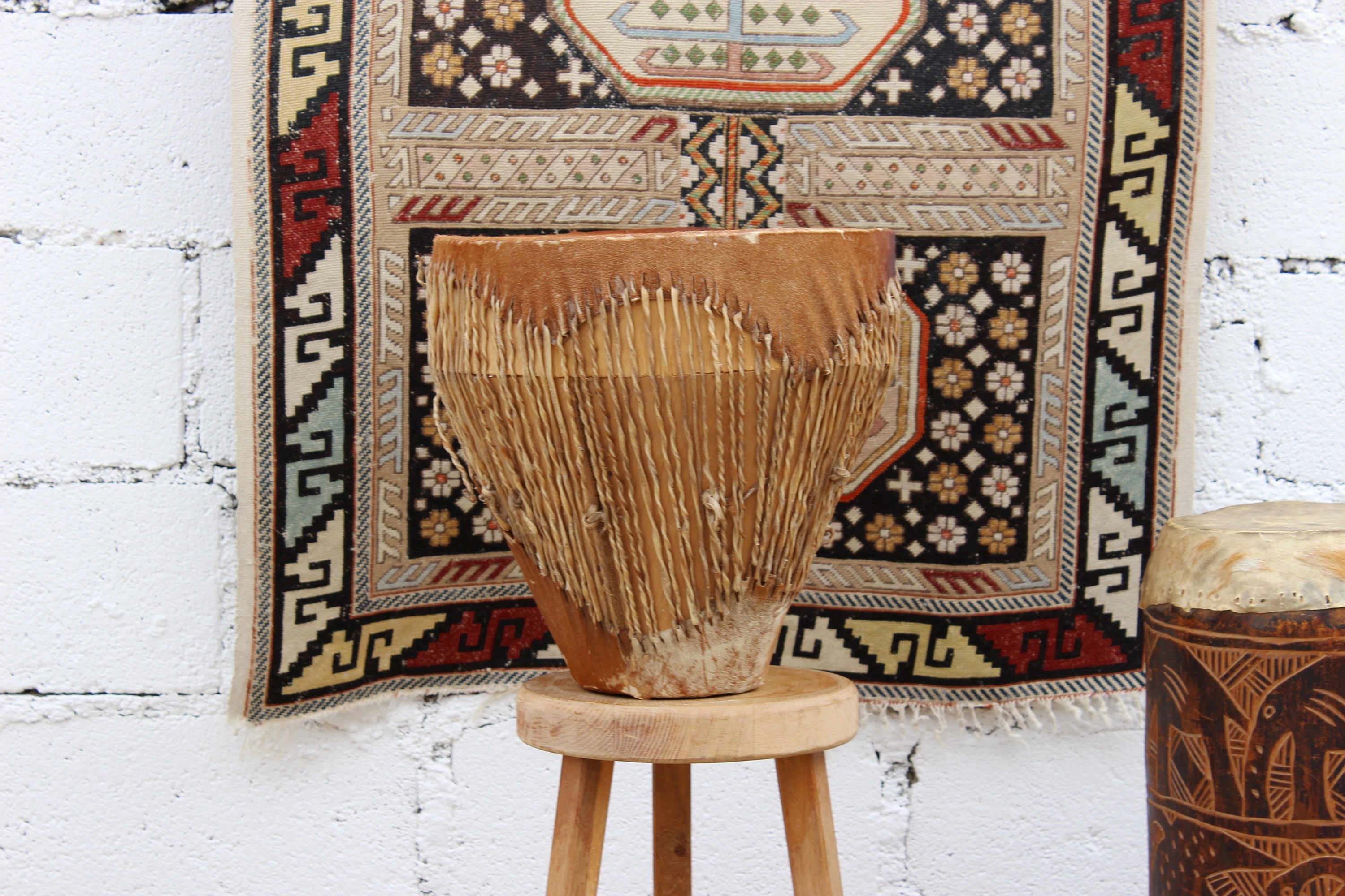 Vintage Goat Skin Drum-authentic Tribal-african Djembe-folk - Etsy UK