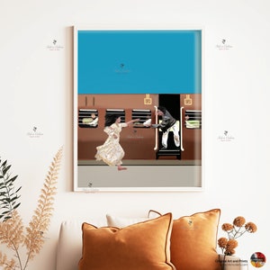 Bollywood Art-dilwale Dulhaniya Le Jayenge,train Scene,ddlj Movie ...