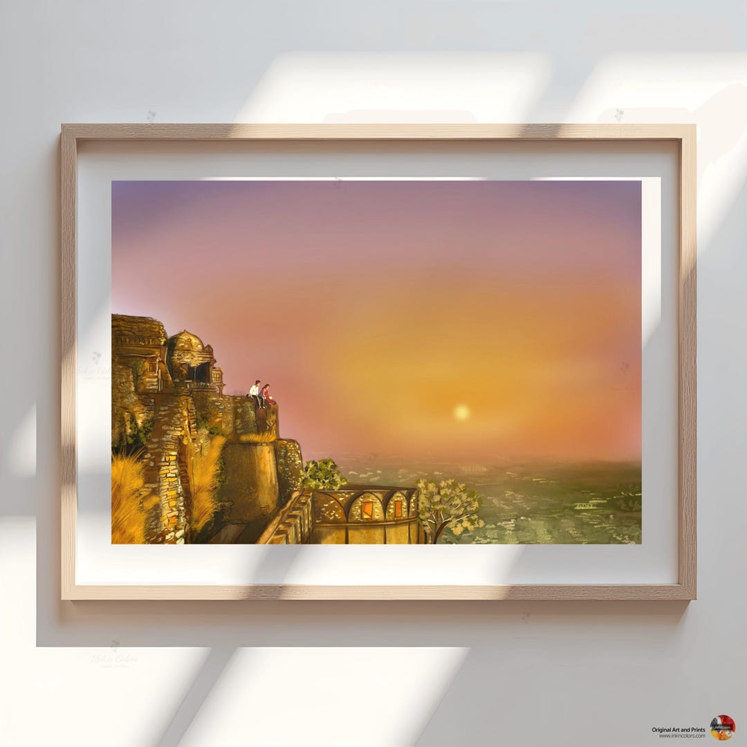 Bollywood Art-yeh Jawaani Hai Deewani, Sunset Scene, Deepika & Ranbir ...