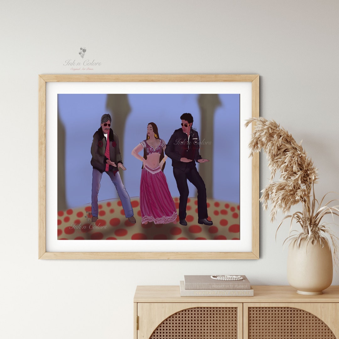 Bollywood Art,bunty Aur Babli,kajrare,movie Poster,indian Film,wall ...