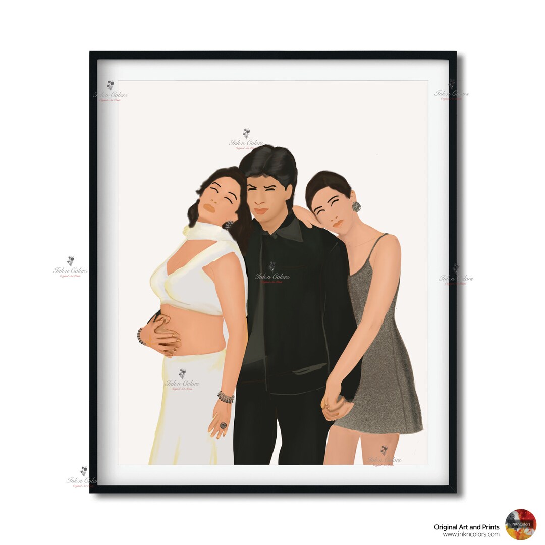 Bollywood Art,dil Toh Pagal Hai,movie Poster,indian Films,wall Decor ...