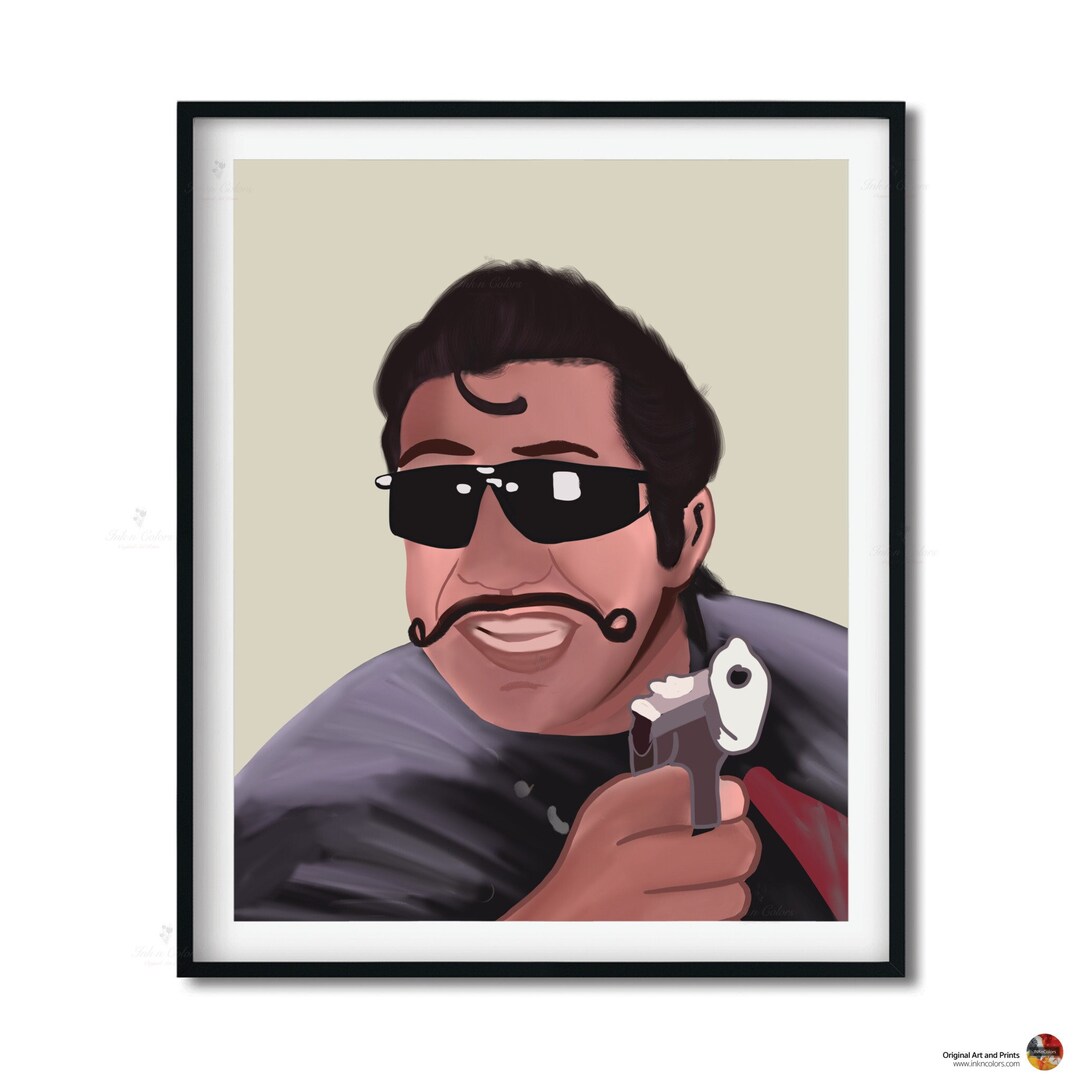 Bollywood Art,gogo,movie Poster,indian Films,wall Decor,desi Art Print ...