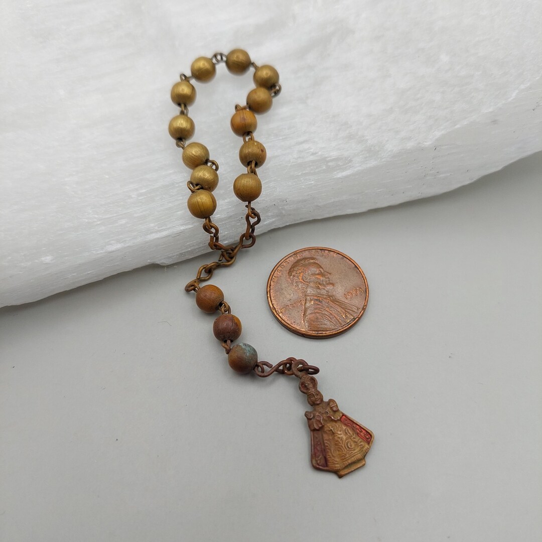 Vintage Chaplet of Infant Jesus of Prague • the Little Crown - Brass ...
