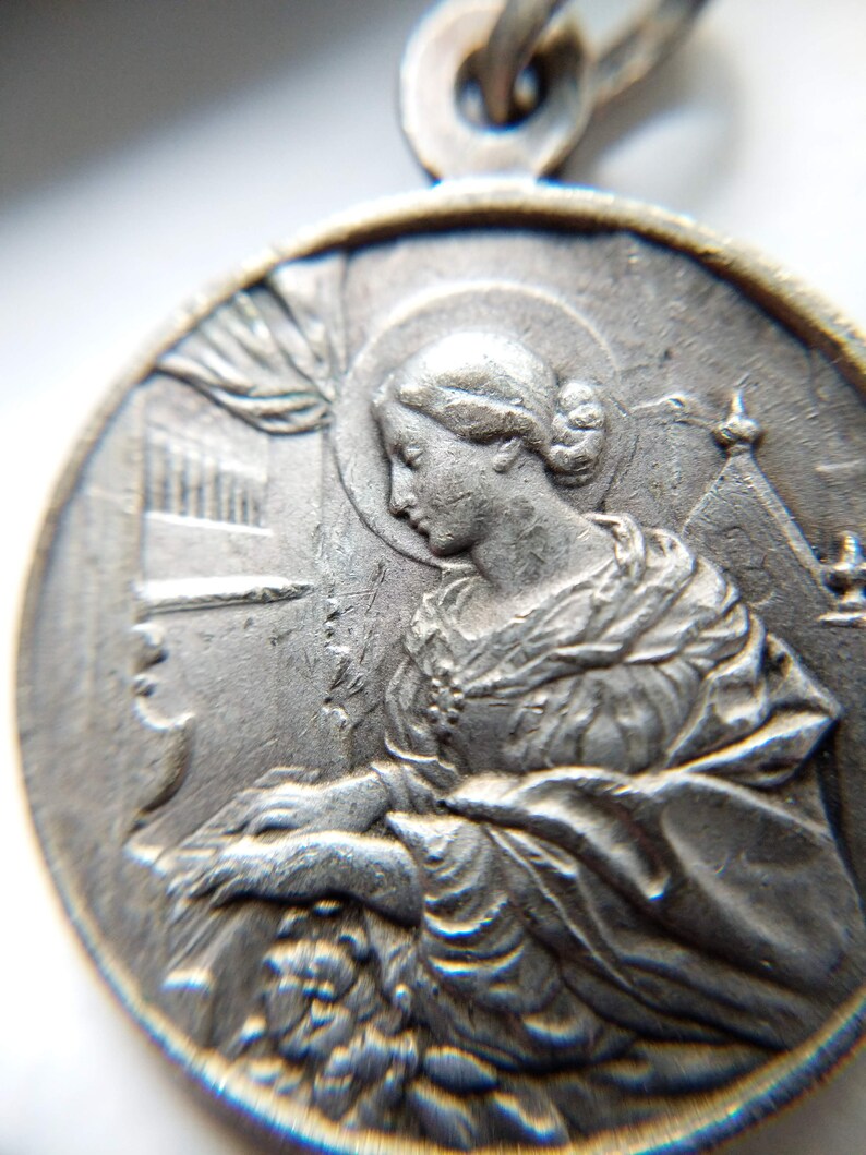 Pope Pius XII / St Cecilia Medal Kissing Depose Vintage - Etsy