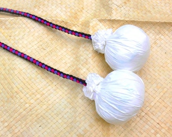 Maori SHORT POI Balls Black Turquoise & Hot Pink | Etsy