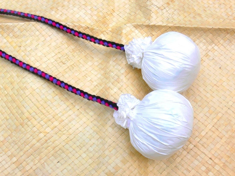 Maori Poi Balls Black Pink & Purple - Etsy