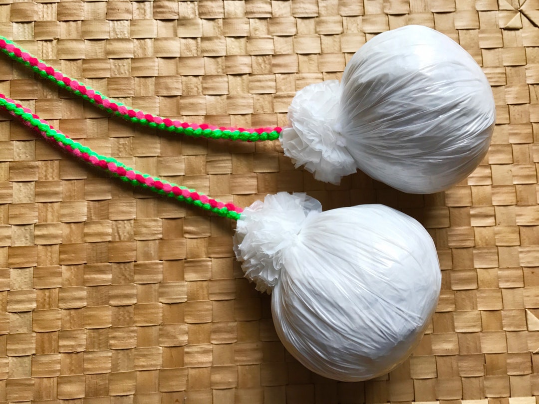 Maori Poi Balls - Green, Hot Pink & Pink - Etsy