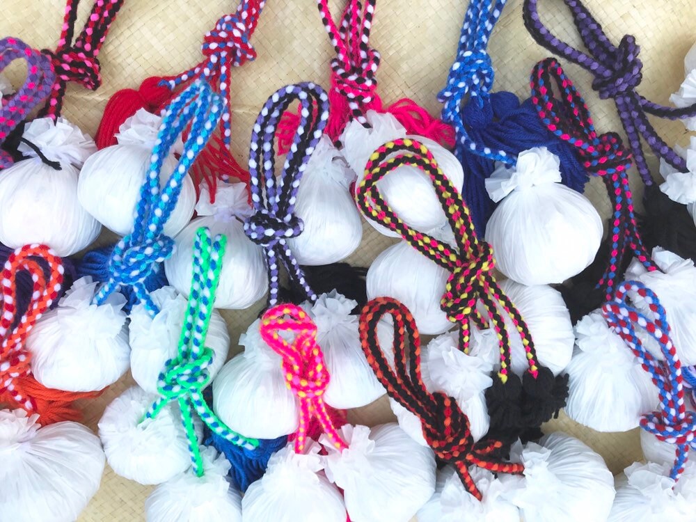 Maori SHORT POI Balls Black Turquoise & Hot Pink - Etsy