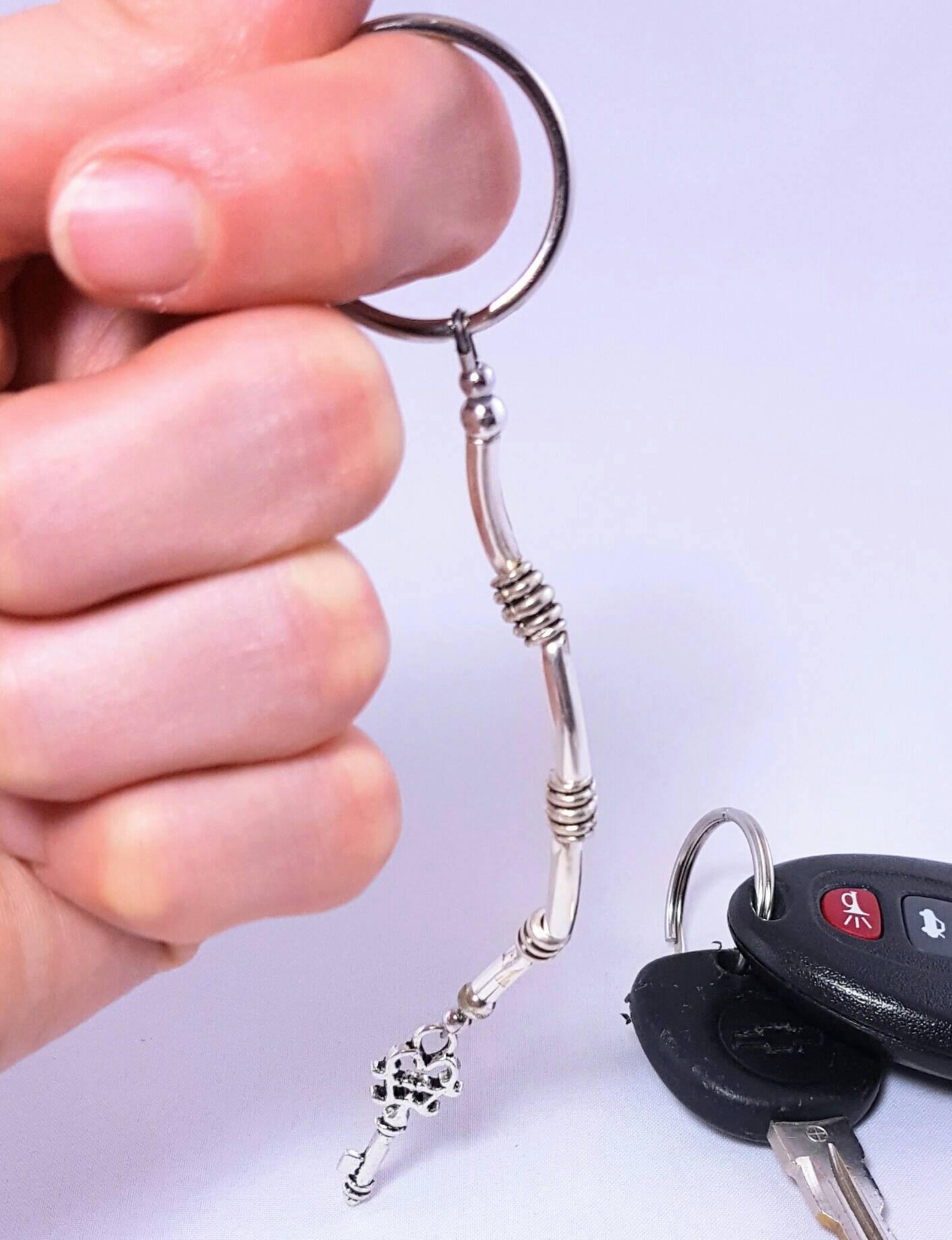 Key Keychain Key Holder Purse Tag Backpack Tag Zipper Pull Handmade ...