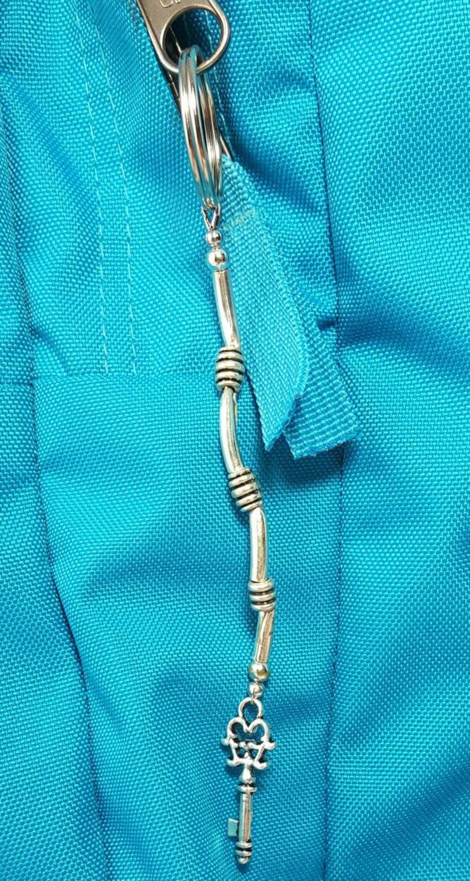 Key Keychain Key Holder Purse Tag Backpack Tag Zipper Pull Handmade ...