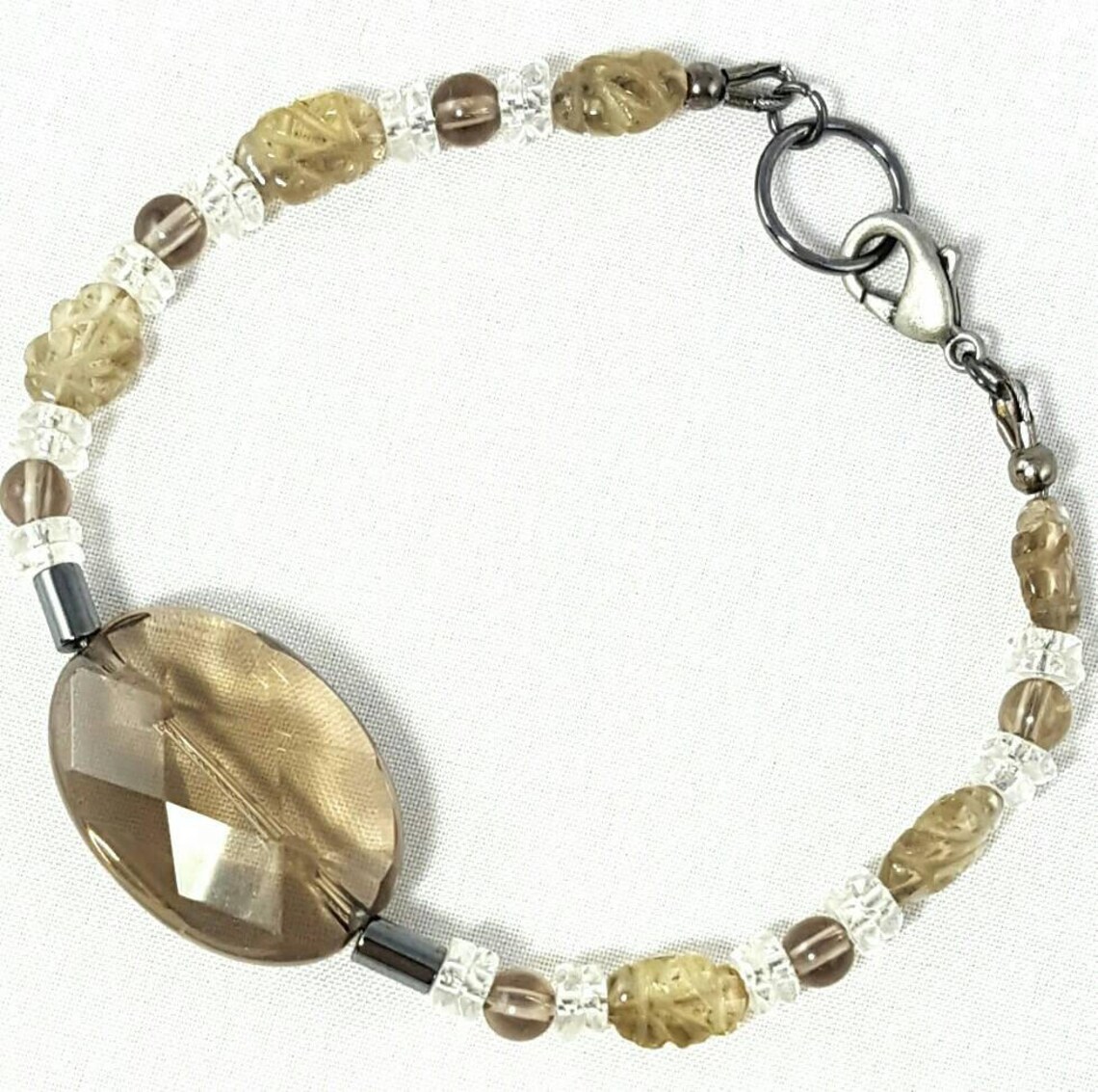 Glass Crystal Beaded Bracelet Sparkly Jewelry Handmade Gift - Etsy