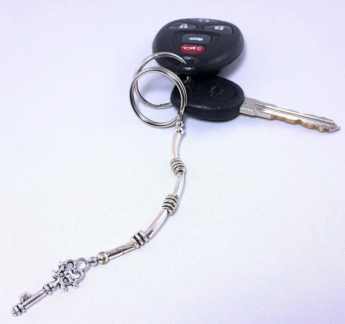 Key Keychain Key Holder Purse Tag Backpack Tag Zipper Pull Handmade ...