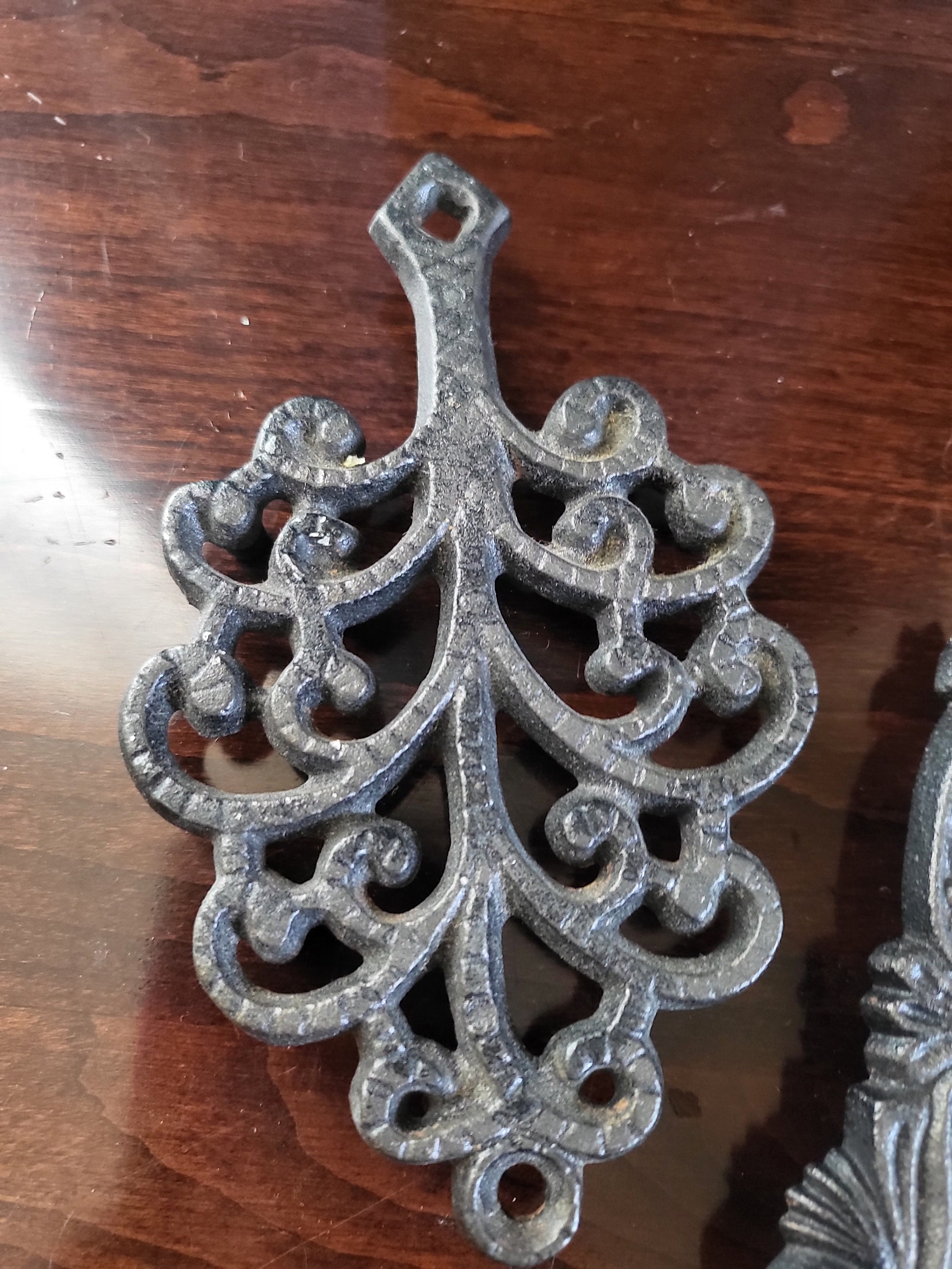 Cast Iron Decorative Mini Trivets - Etsy