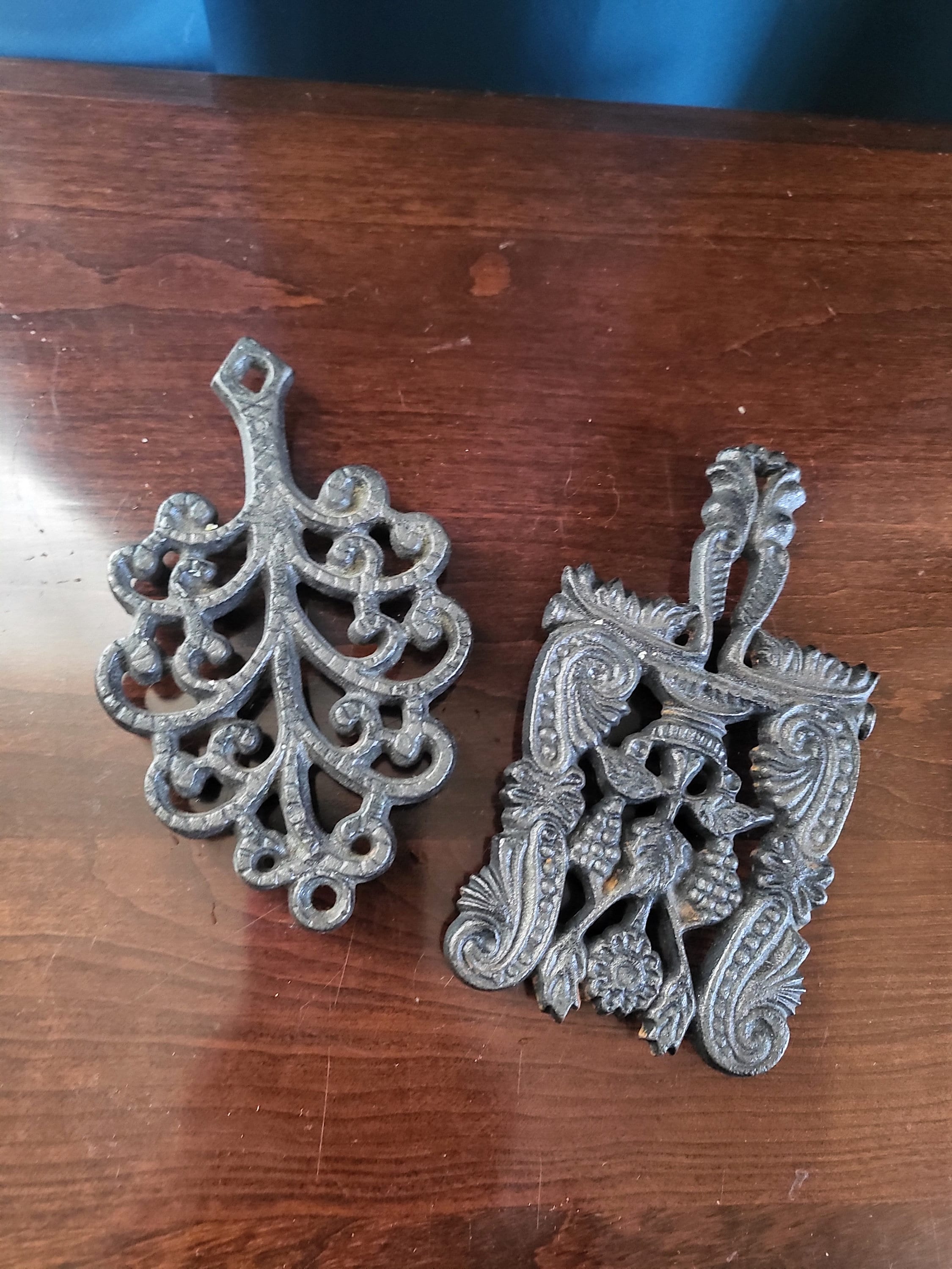 Cast Iron Decorative Mini Trivets - Etsy