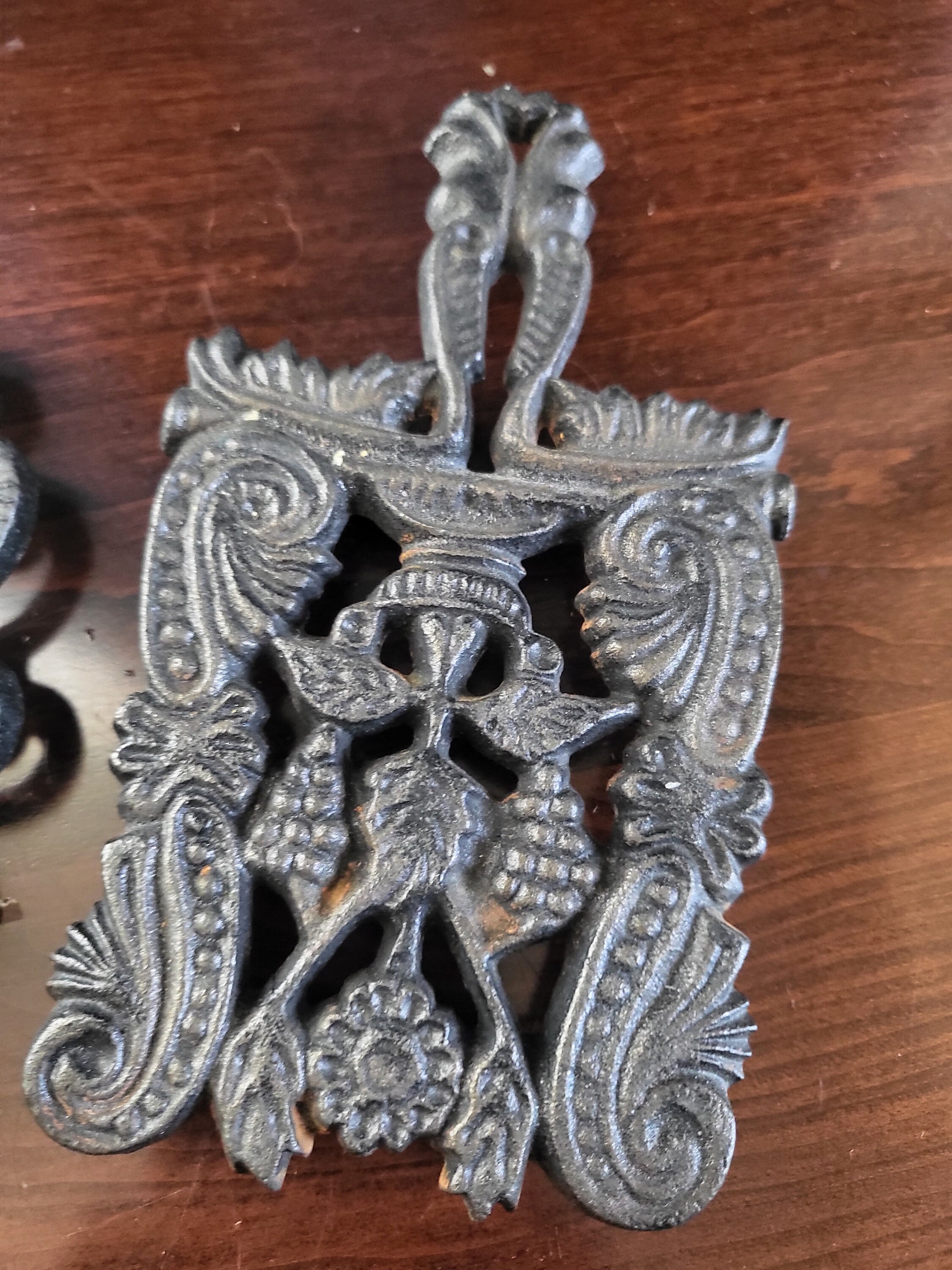 Cast Iron Decorative Mini Trivets - Etsy