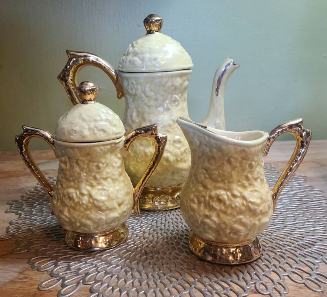 Mid-century Mccoy? Tea Set Chocolate Set Coffee Set Kc6864 - Etsy