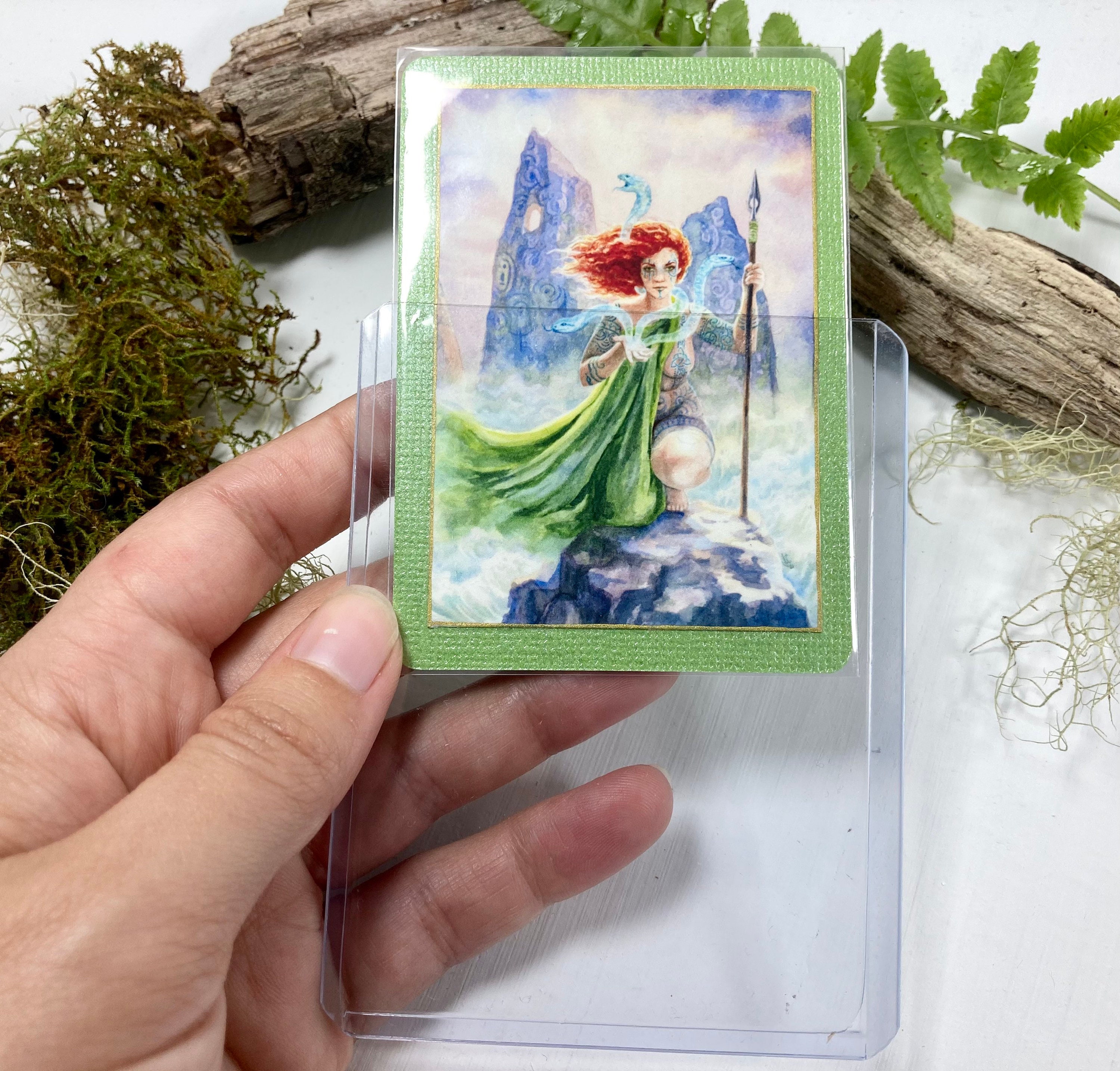 ACEO Art Card Celtic Goddess Corchen Corra Irish Gods Small - Etsy UK