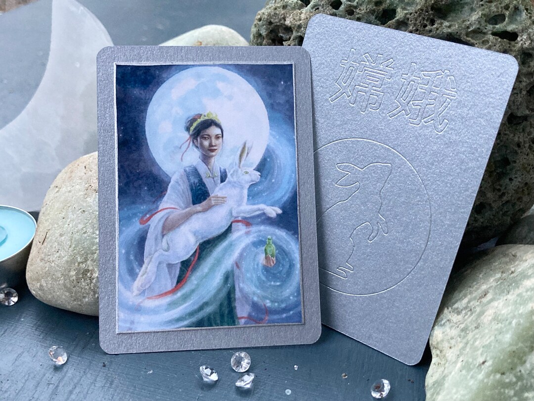 Chang’e Altar Prayer Card | Chinese Goddess Art Trading Cards Moon ...