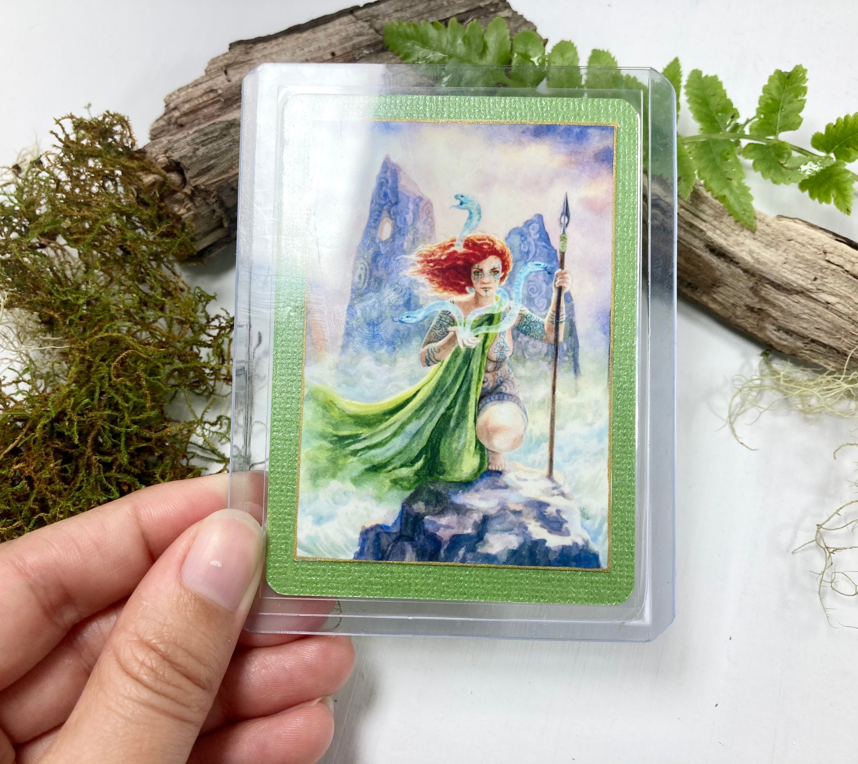 ACEO Art Card Celtic Goddess Corchen Corra Irish Gods Small - Etsy UK