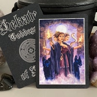 Baba Yaga Altar Card | Goddess Oracle Card | Handmade Linocut Art, Eco ...