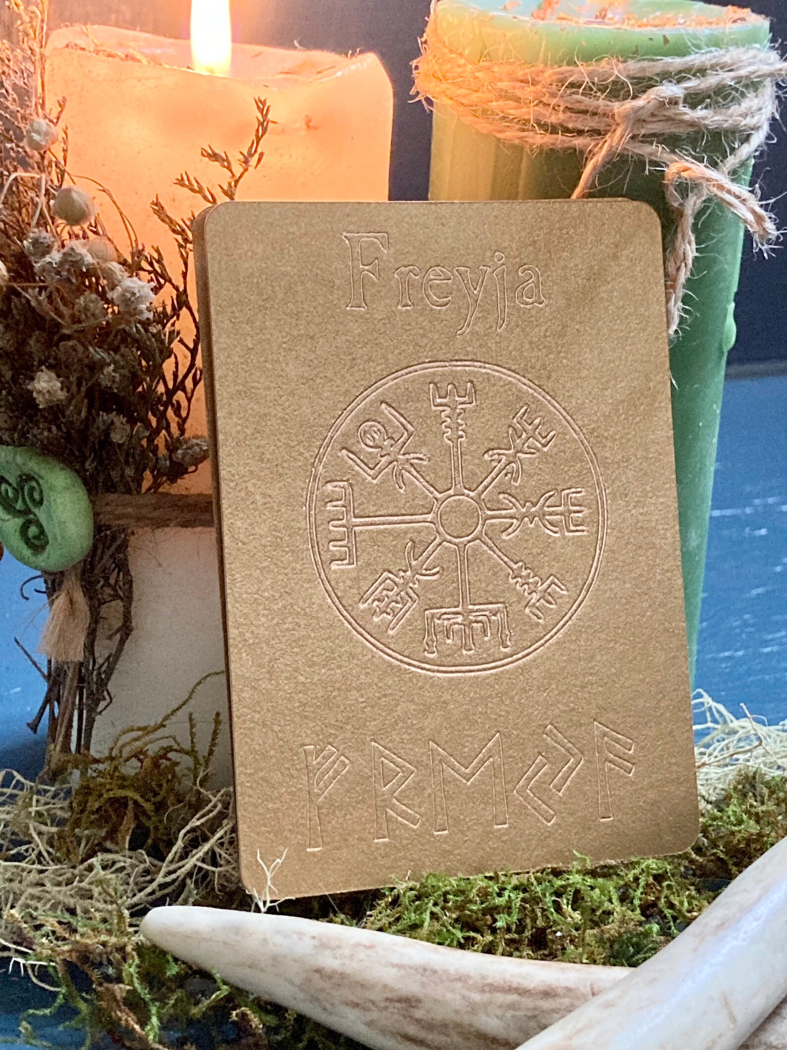 Freyja Goddess Altar Card Norse Art Pagan Prayer Gods ACEO - Etsy