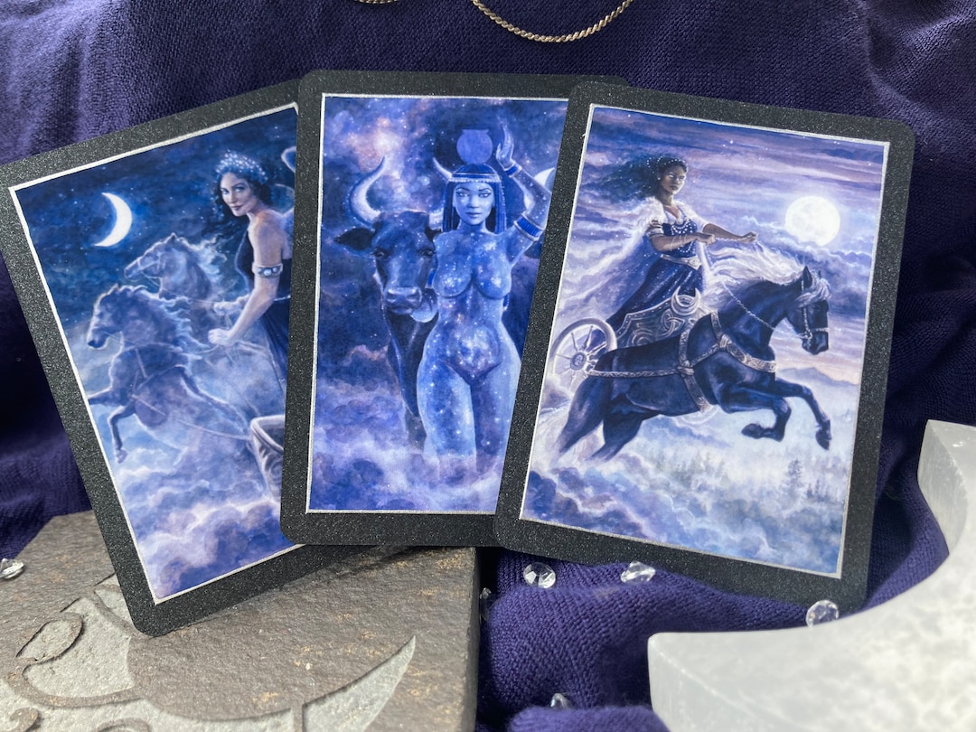 Night Goddess Trio Nyx Nott and Nut | Divine Female Magic Altar Cards ...