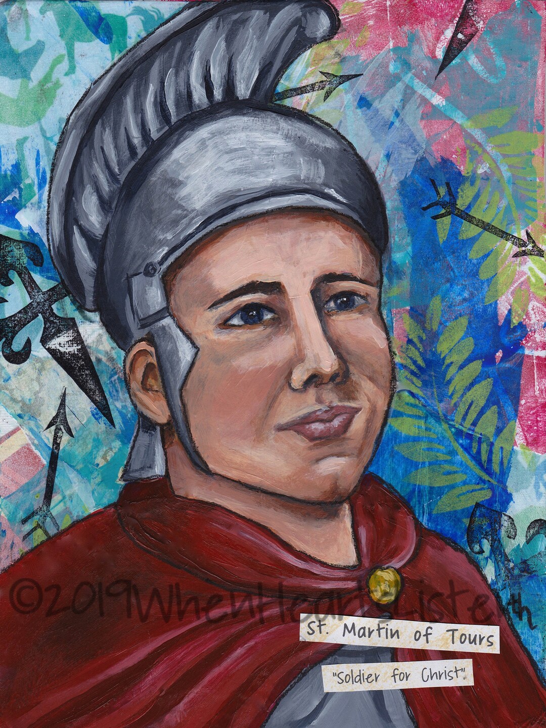St. Martin of Tours, Saint Martin, Saint Art, Confirmation Gift ...