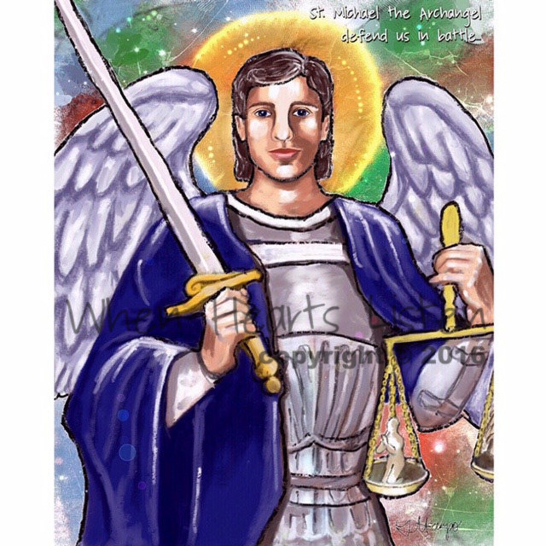 St. Michael the Archangel, St. Michael, Saint Art, Confirmation Gift ...