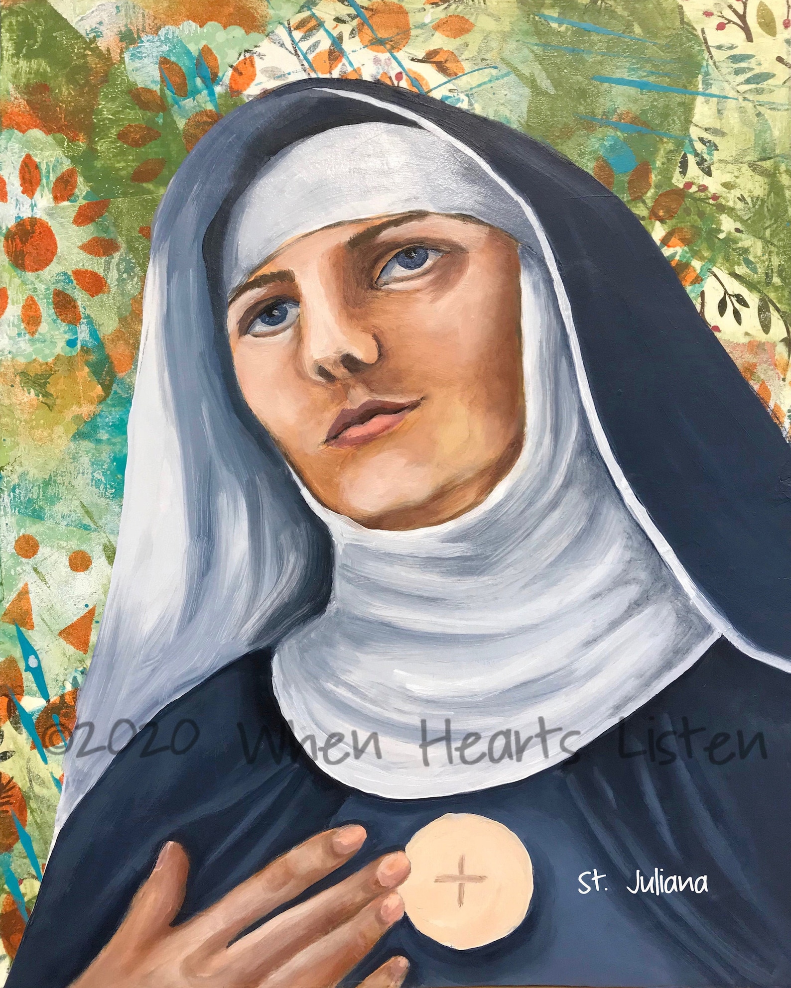 St. Juliana Juliana of Falconieri Saint Art Confirmation - Etsy