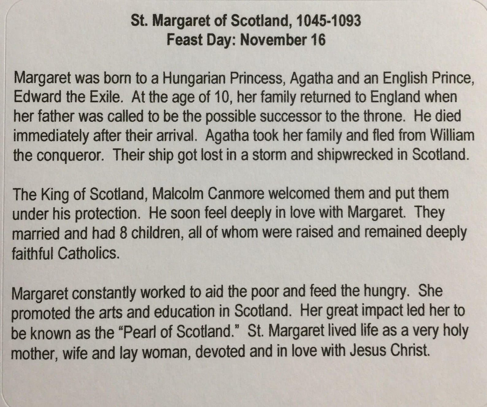 St. Margaret of Scotland, Saint Art, Religious Icon, Confirmation Gift ...