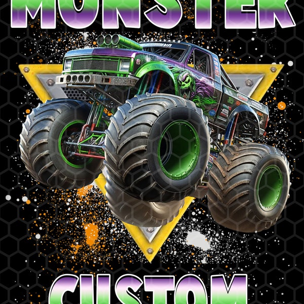 Monster Jam Png Design - Etsy