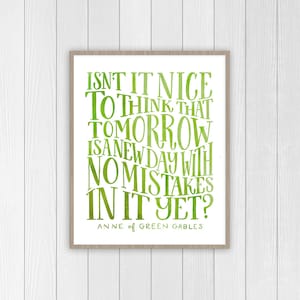 Anne of Green Gables Quote | Anne Shirley | Anne With an E | LM ...