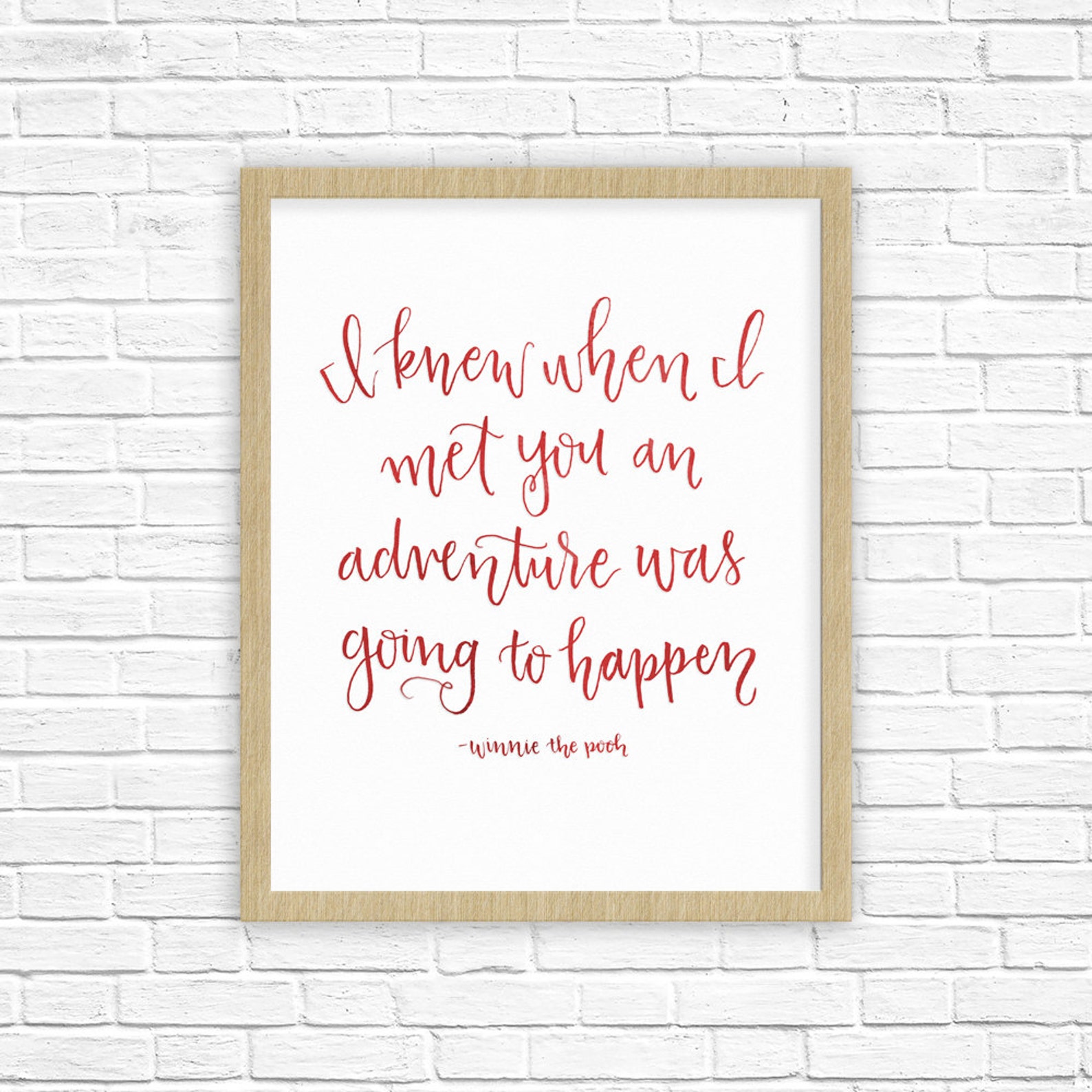 Winnie the Pooh Nursery Quote Pooh Bear Adventure Quote - Etsy