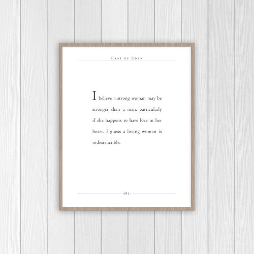 John Steinbeck Quote East of Eden Print Timshel Hebrew - Etsy