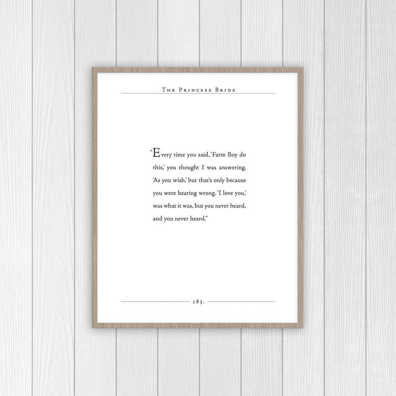 Princess Bride Quote - Etsy