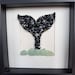 Agate Whale Tail in Black Shadow Box Frame - Etsy