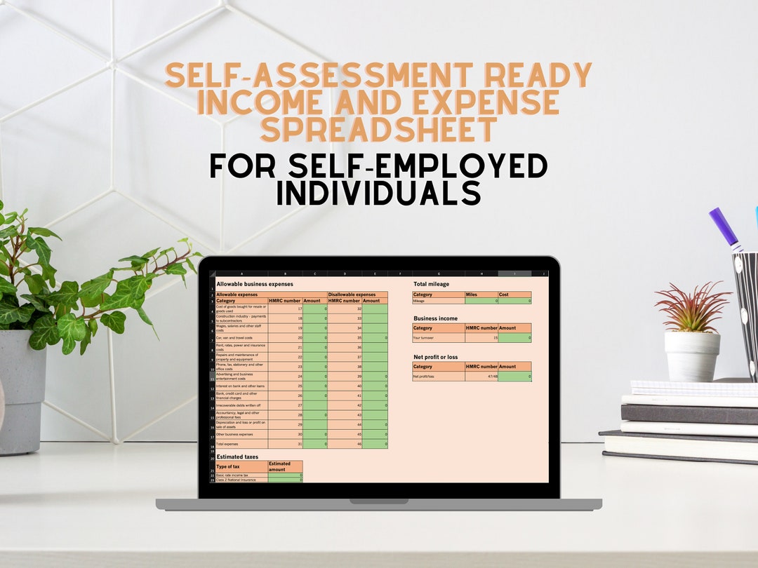 Self-employed Small Business Income, Expense and Profit Tracker ...